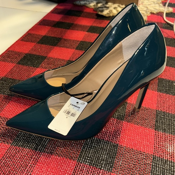 Express | Shoes | Nwt Express Teal Stiletto Heels | Poshmark
